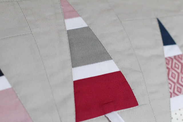 Vier Jahreszeiten, vier Stoffpakete und zwei Kissen für den Winter ...